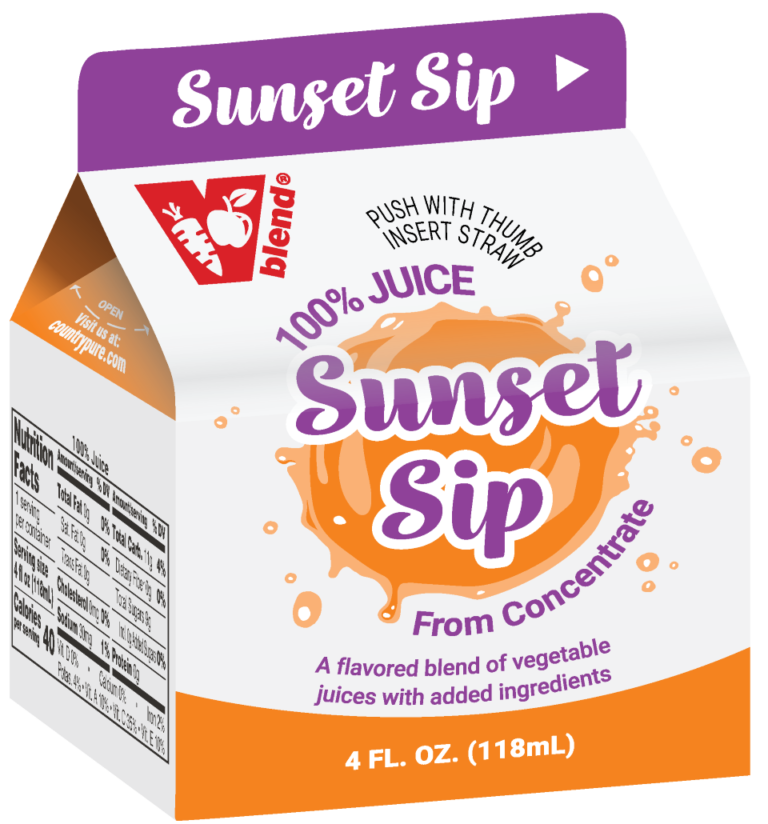 Juice Products - Portioned Juice Supplier - Country Pure Foods